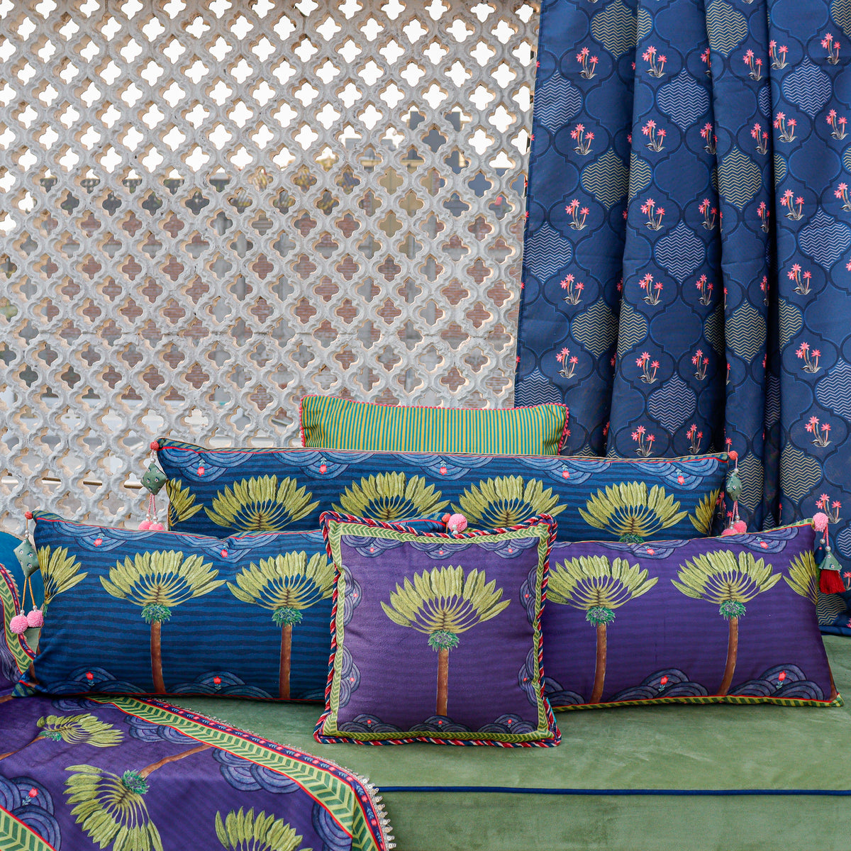 Megh Shalimar Tree Cushion cover – Design station